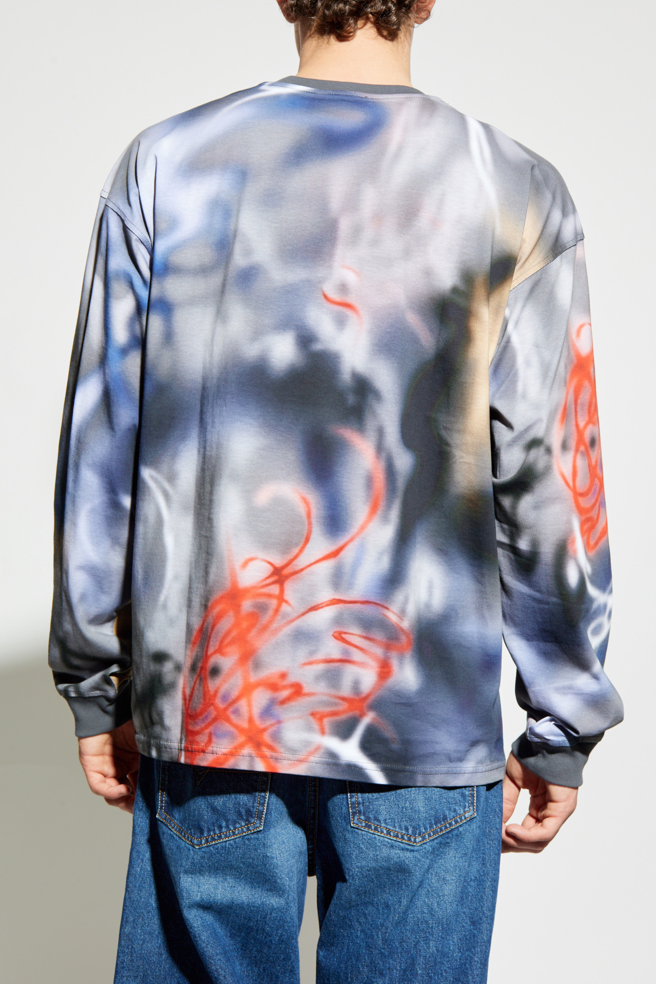 Multikolor T-shirt `T-BOXT-LS-V4` Diesel - Vitkac Polska